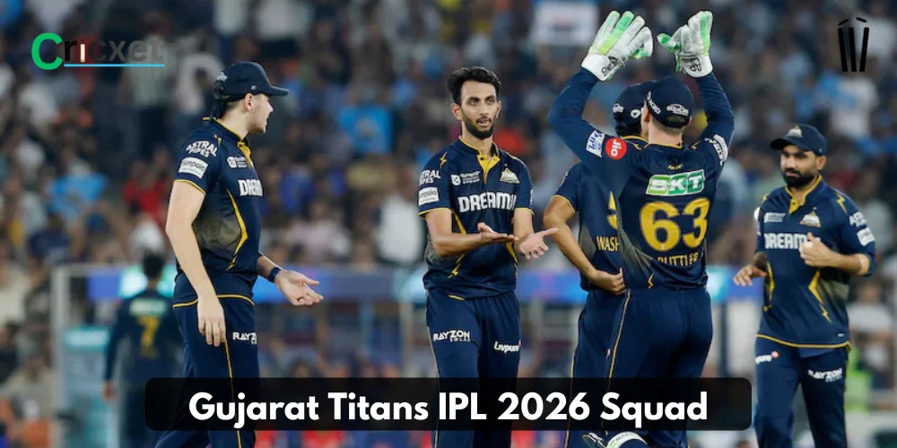 GT Squad Player List IPL 2026, Full IPL Team & Player Overview